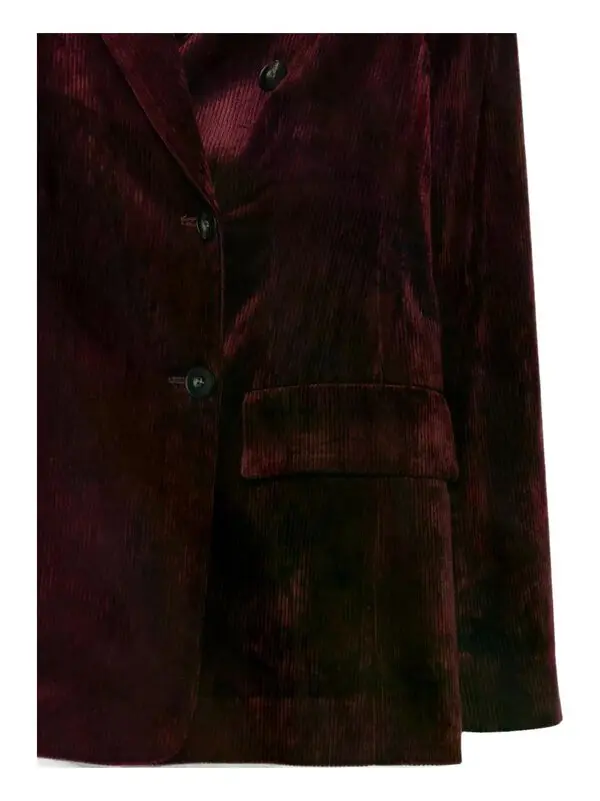 Antonelli Firenze Gravona Double-breasted Corduroy Blazer - Red