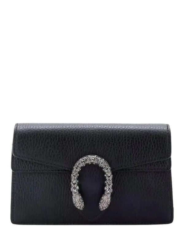 Gucci Dionysus Super Mini Clutch Bag - Black
