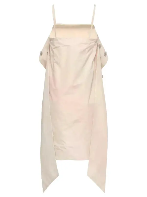 CLUB21 Crystal-embellished Taffeta Mini Dress - Pink
