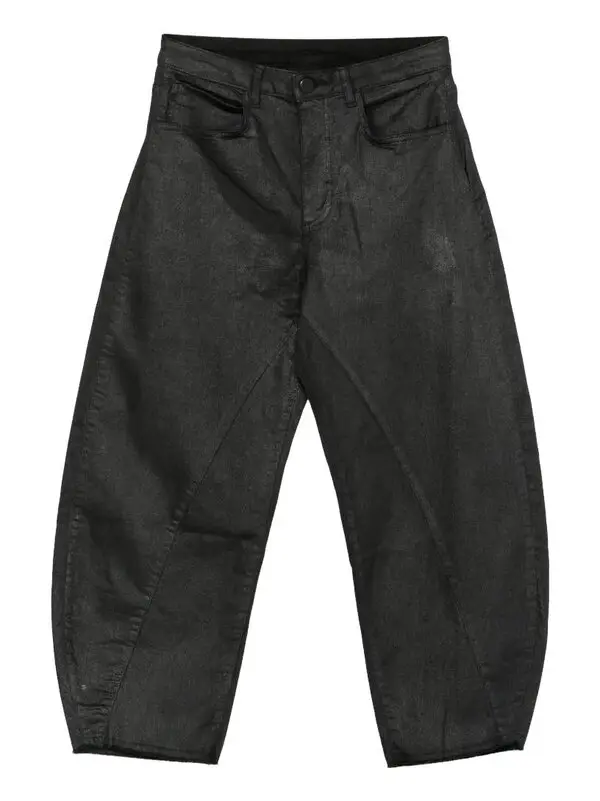 THOM KROM Belt-loop Coated Trousers - Black