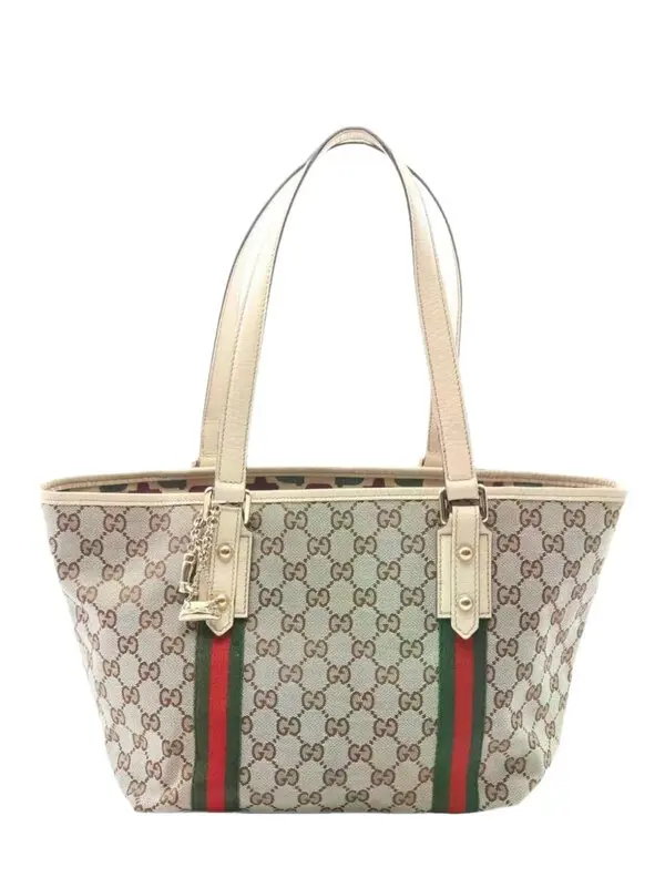 Gucci Gg Canvas Jolicoeur Tote Bag - Neutrals