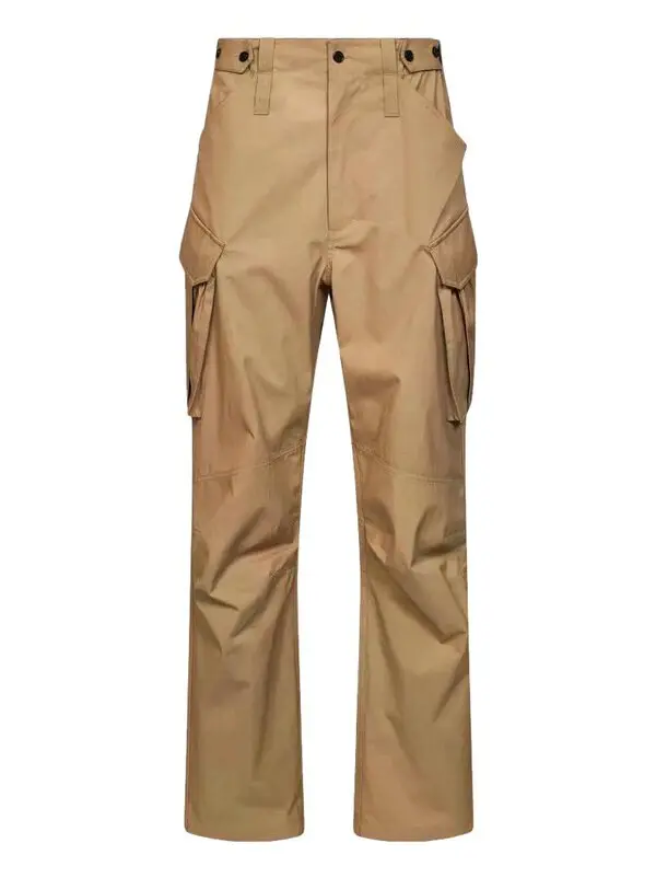 Co Apered-leg Cargo Pants - Brown
