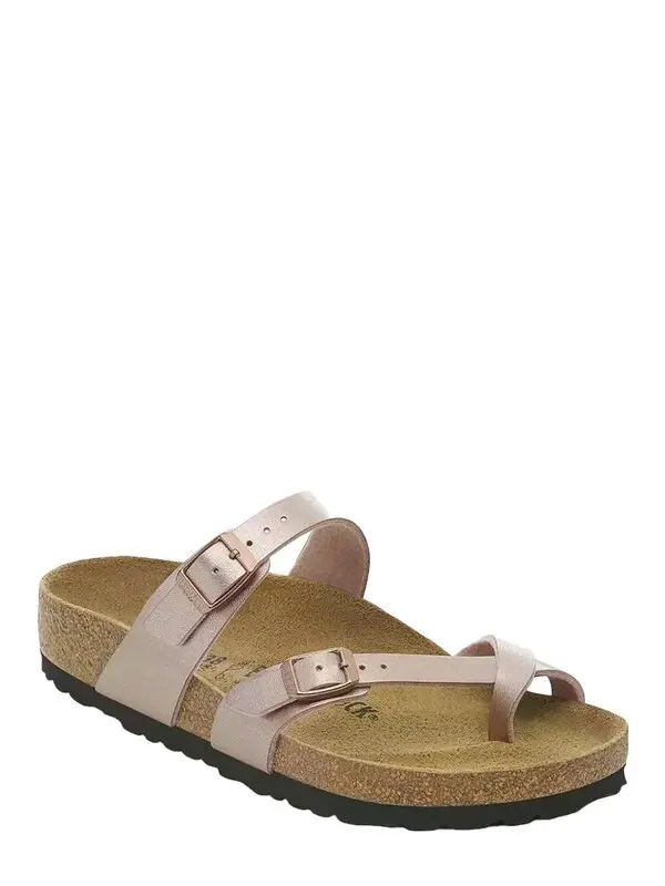 BIRKENSTOCK Mayari Buckle-fastening Flat Sandals - Pink
