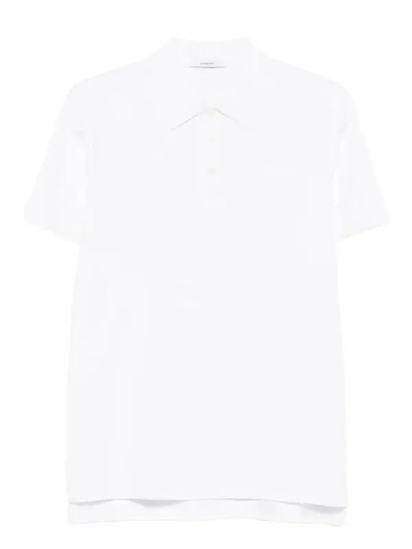 Givenchy Logo-patch Short-sleeve Polo Shirt - White