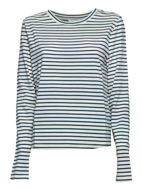 JCSOPHIE Striped Long-sleeve T-shirt - Neutrals