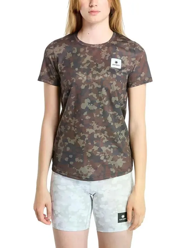 SAYSKY Combat Performance Camouflage T-shirt - Brown
