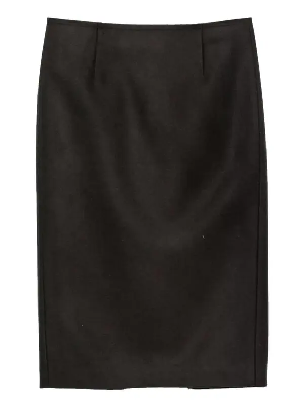 MAISON MARGIELA Asymmetric Midi Skirt - Brown