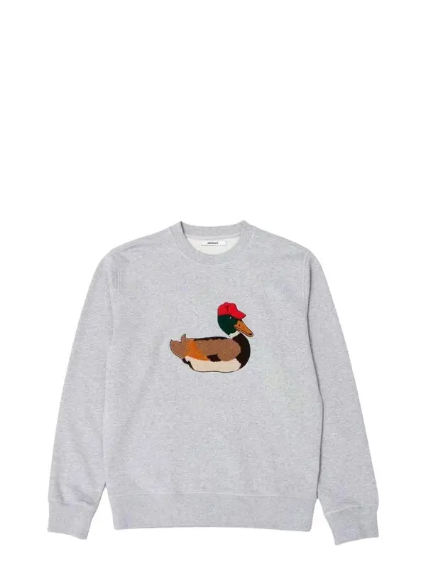 DEAN EDMONDS Duck Patchwork Sweatshirt - Grey