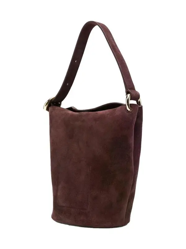 JOSEPH Suede Bucket Bag - Brown