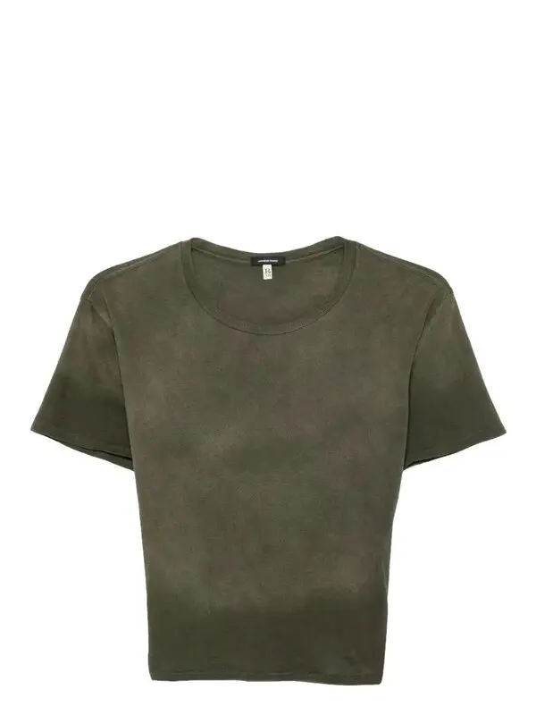 R13 Washed Effect T-shirt - Green