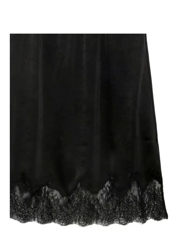 Citizens Of Humanity Lace Trim Mini Skirt - Black