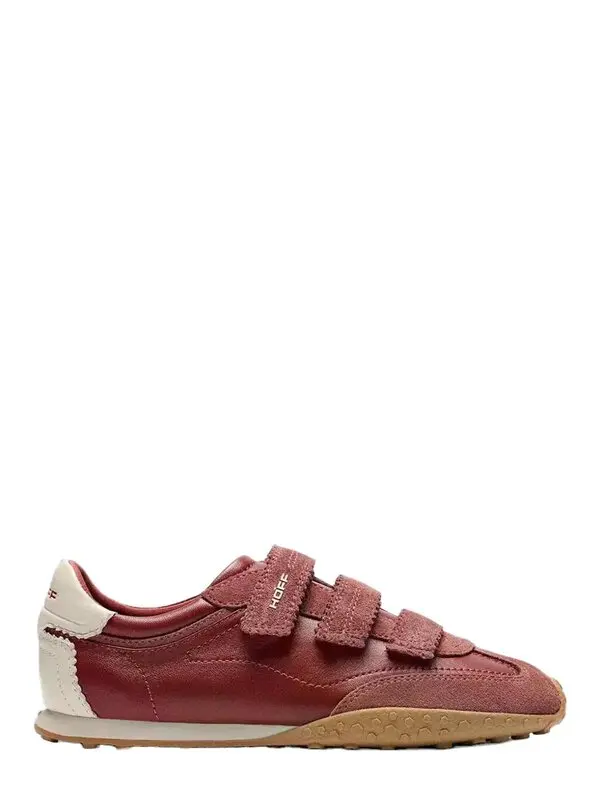 HOFF Touch-strap Suede-trim Sneakers - Red