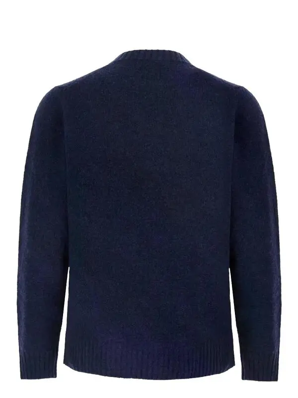 KANGRA Ribbed-trim Knit - Blue