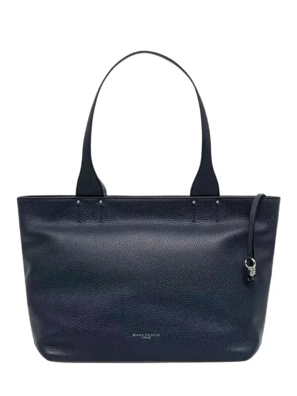 GIANNI CHIARINI Barbara Leather Tote Bag - Blue