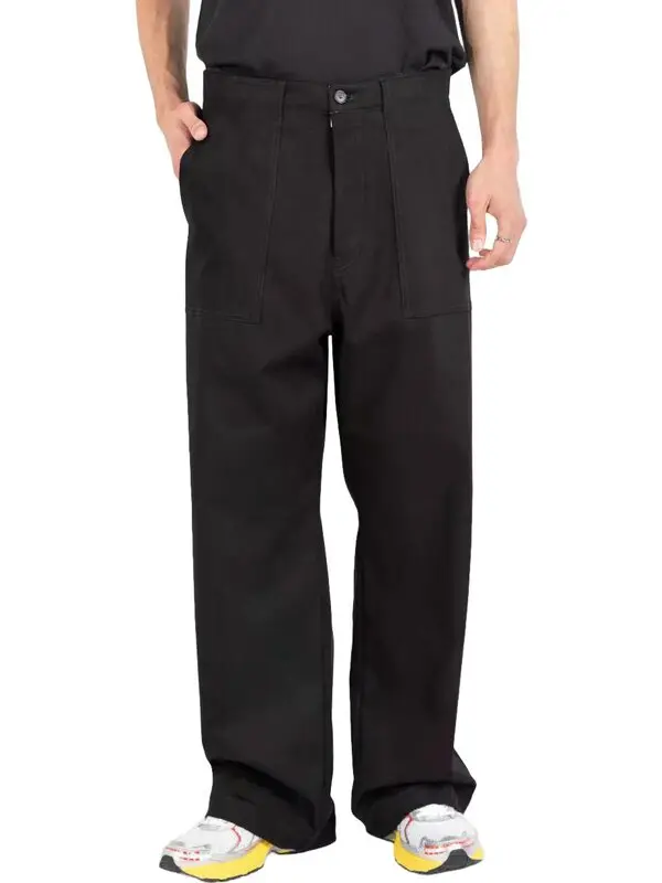 SOCIETE ANONYME Supercargo Patch-pocket Cargo Pants - Black