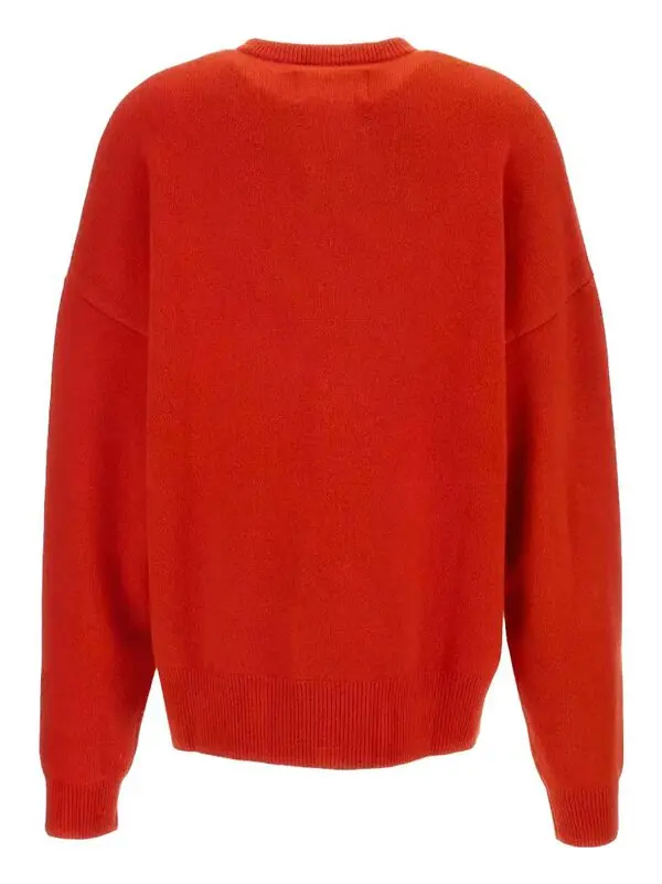 Extreme Cashmere Nº496 Half-zip Dropped-shoulder Sweater - Red