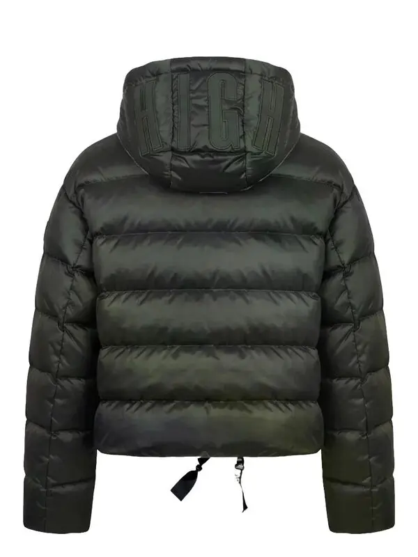 HIGH SOCIETY Elora Hooded Puffer Jacket - Green