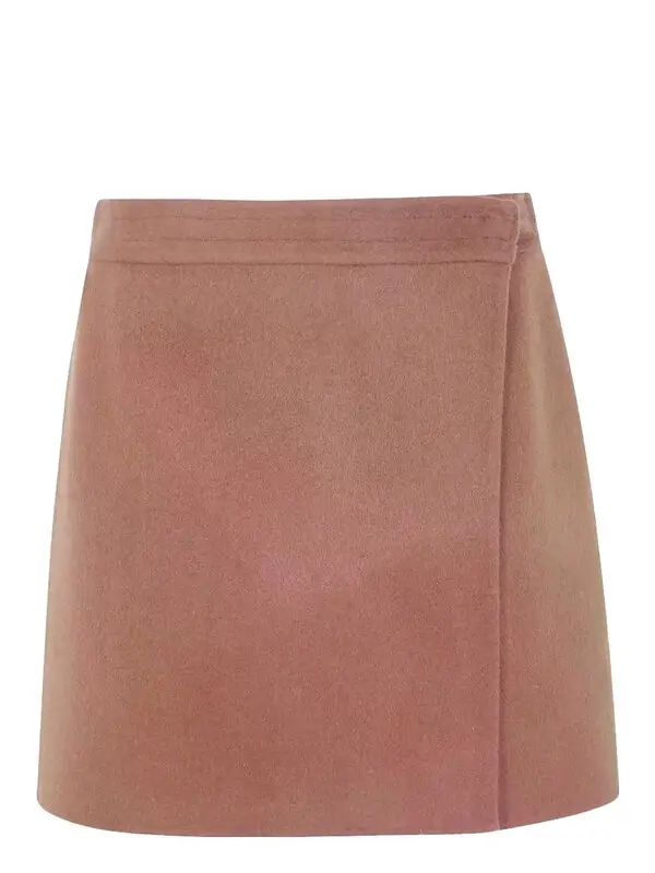 SEMICOUTURE June Wrap-style Mini Skirt - Red