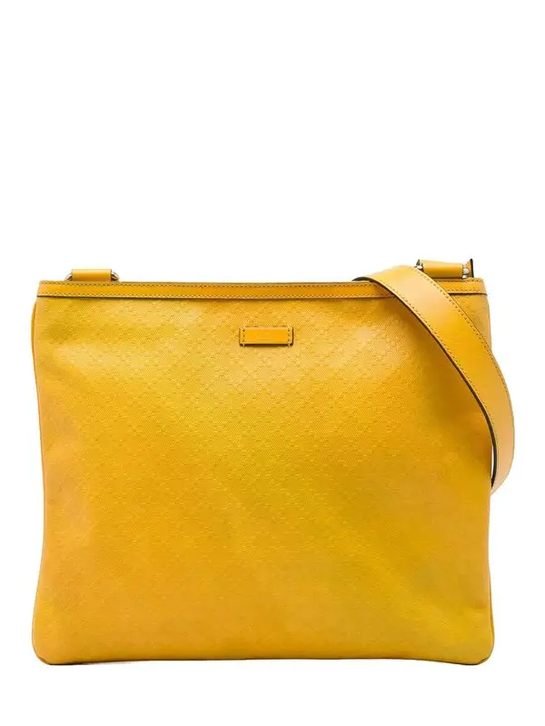 Gucci Diamante Hilary Lux Crossbody Bag - Yellow