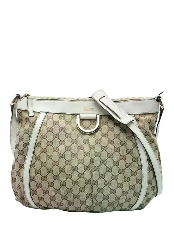 Gucci Gg Canvas Abbey D Ring Crossbody Bag - Neutrals