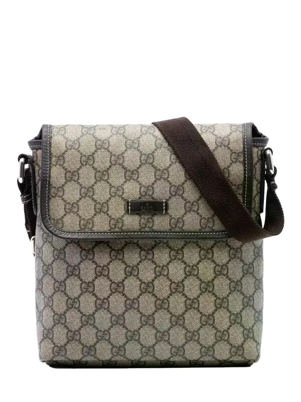 Gucci Gg Supreme Crossbody Bag - Neutrals
