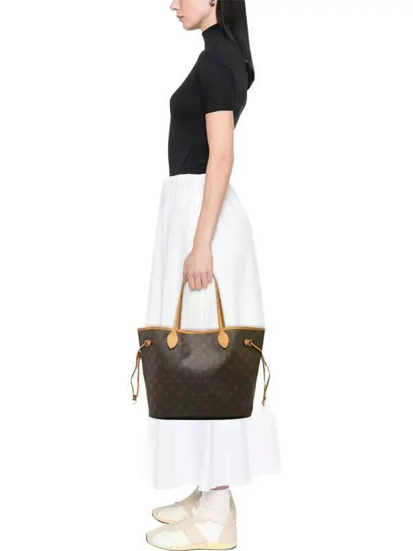 LOUIS VUITTON 2008 Monogram Neverfull Mm Tote Bag - Brown