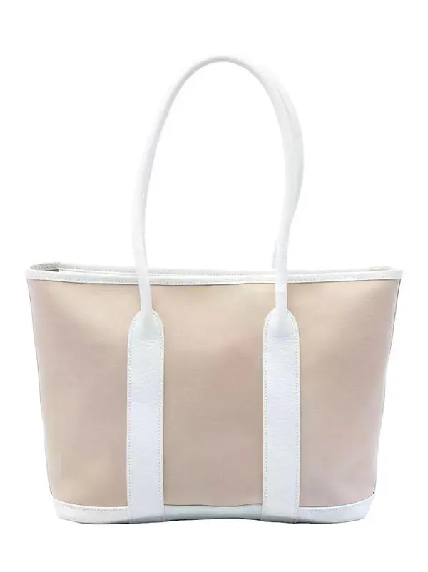Hermès Garden Party Zip 30 Tote Bag - White