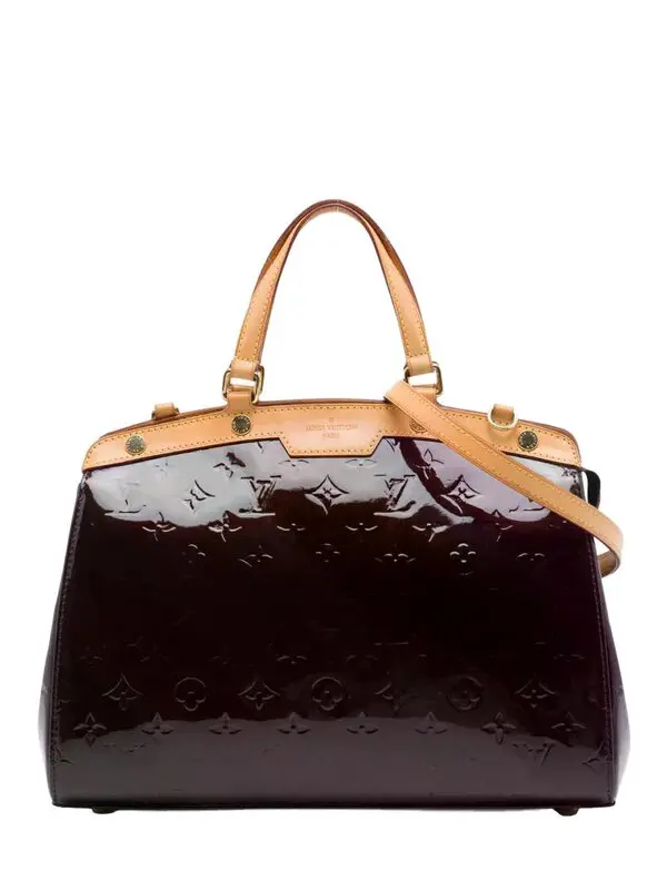 LOUIS VUITTON Monogram Vernis Brea Mm Satchel - Purple