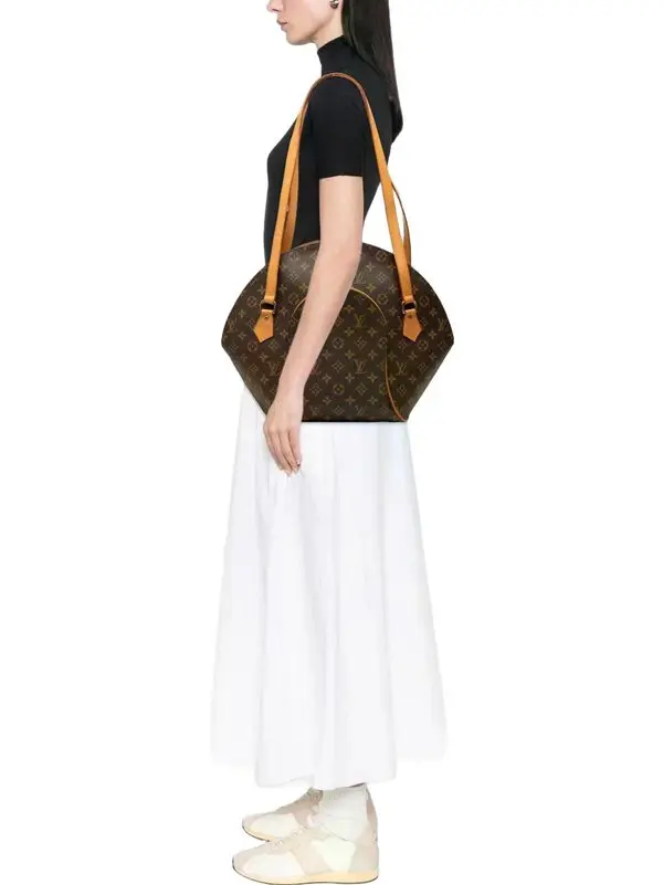 LOUIS VUITTON 1998 Monogram Ellipse Gm Shopping Bag Shoulder Bag - Brown