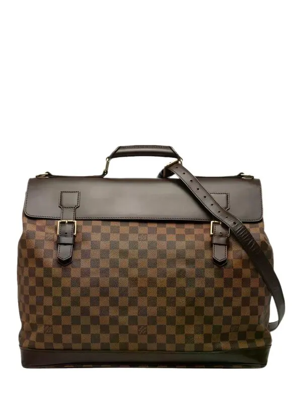 LOUIS VUITTON 1997 Damier Ebene West End Pm Travel Bag - Brown