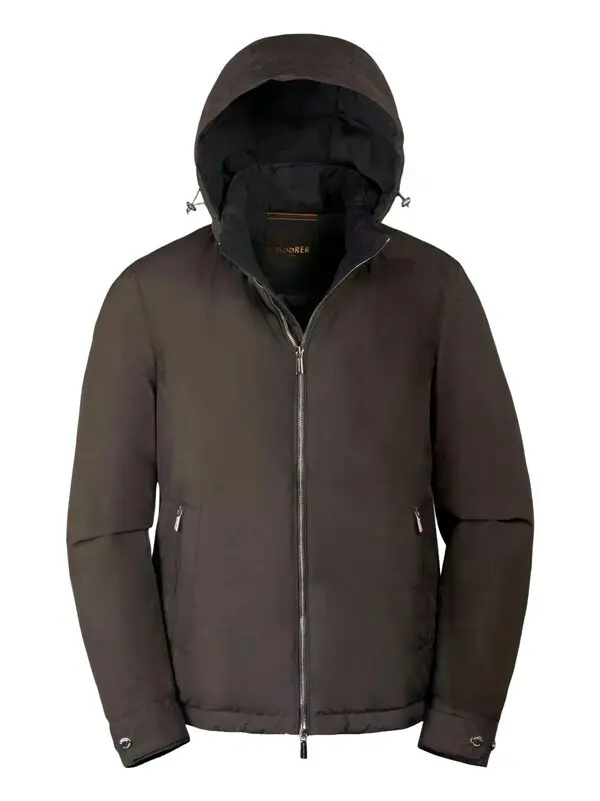 MOORER Albini Jacket - Brown