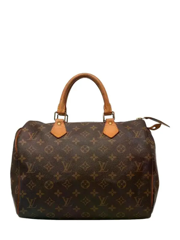 LOUIS VUITTON 2010 Monogram Speedy 30 Boston Bag - Brown