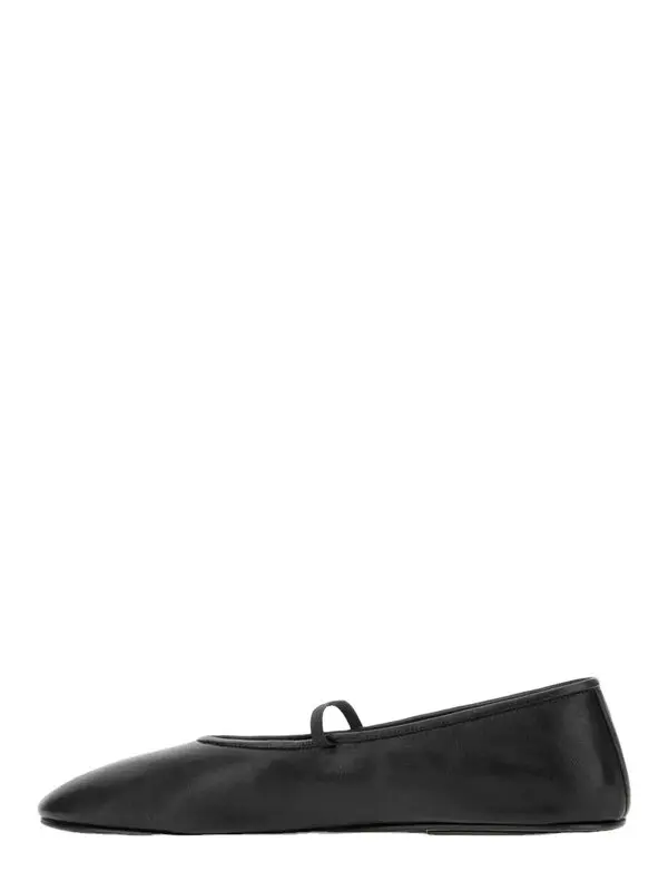 THE ROW Elastic Ballet Slippers - Black