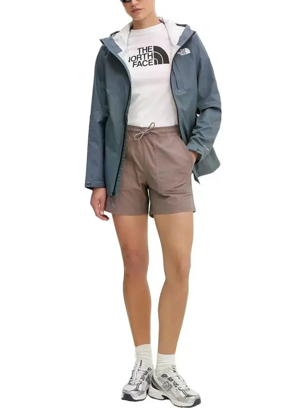 Columbia Drawstring Waist Patch Pocket Shorts - Brown