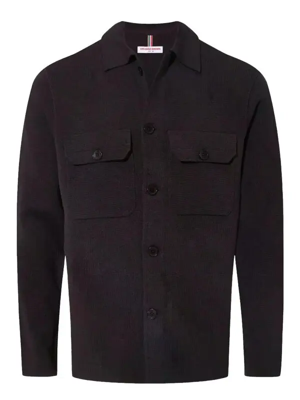 Orlebar Brown Brigg Merino Shirt Jacket - Brown