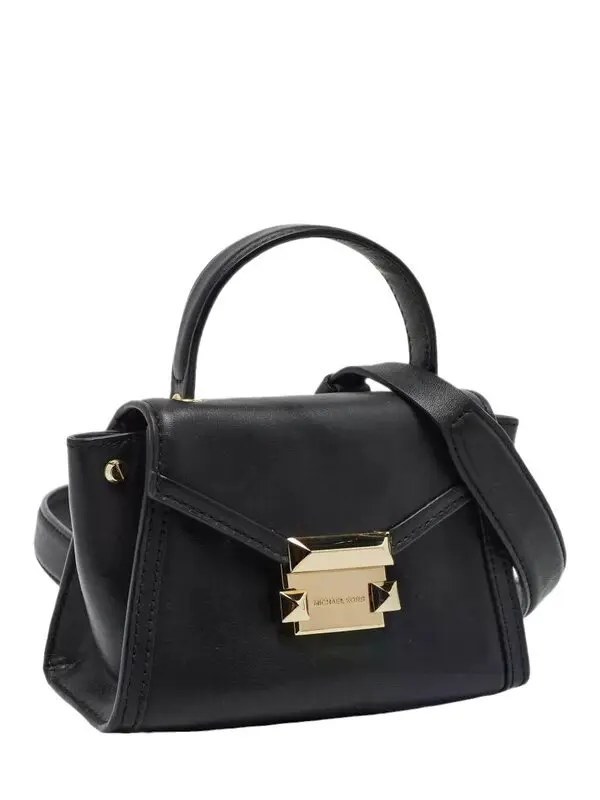 Michael Kors Mini Whitney Leather Handbag - Black