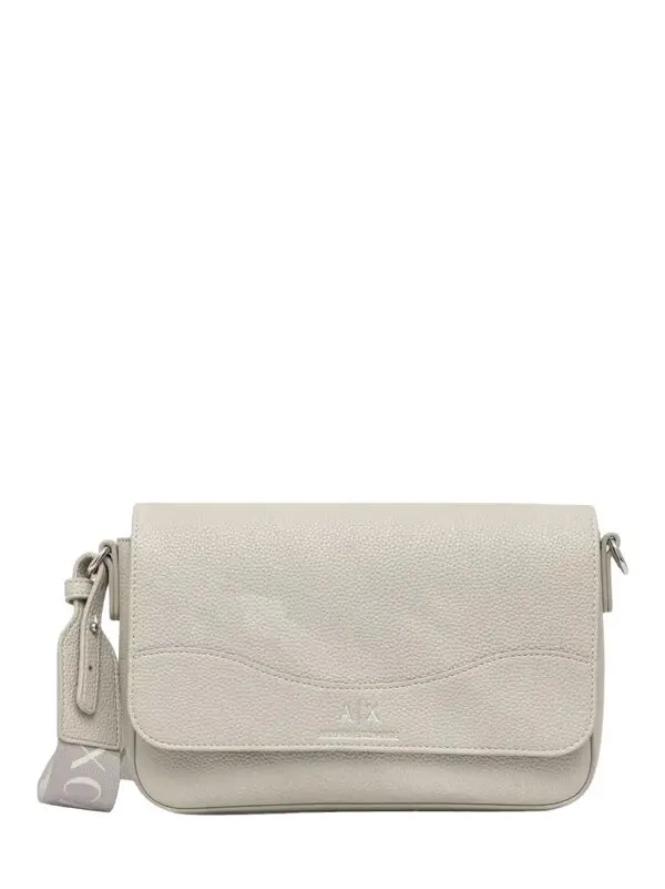 Armani Exchange Logo-print Strap Cross-body Bag - Neutrals