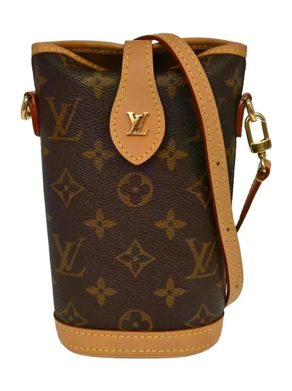 LOUIS VUITTON Monogram Canvas Fold Me Pouch Mini Bag - Brown