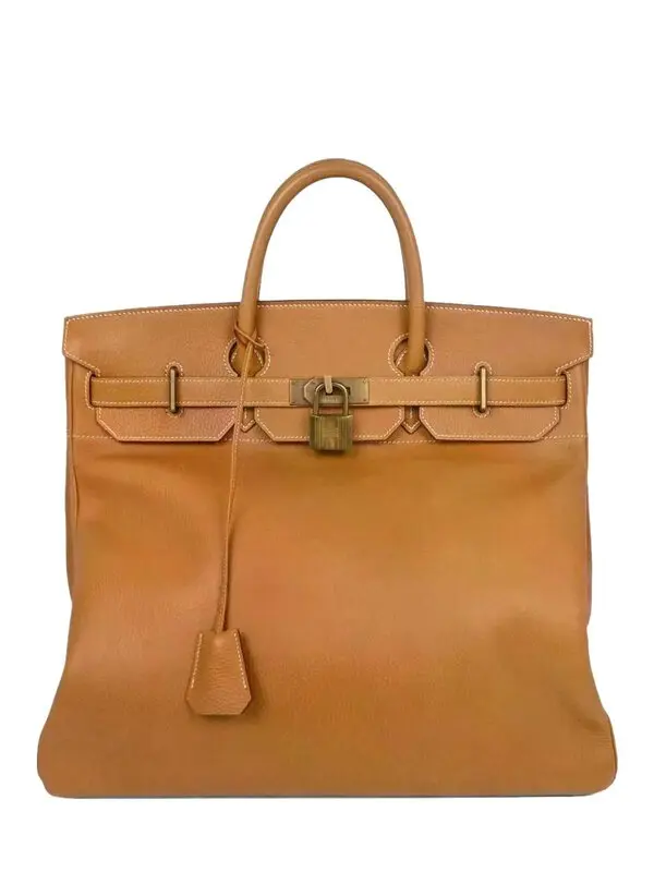 Hermès 1998 45 Haut À Courroies Handbag - Brown