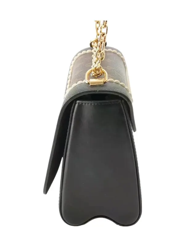 LOUIS VUITTON Monogram And Calfskin Twist Mm Crossbody Bag - Brown