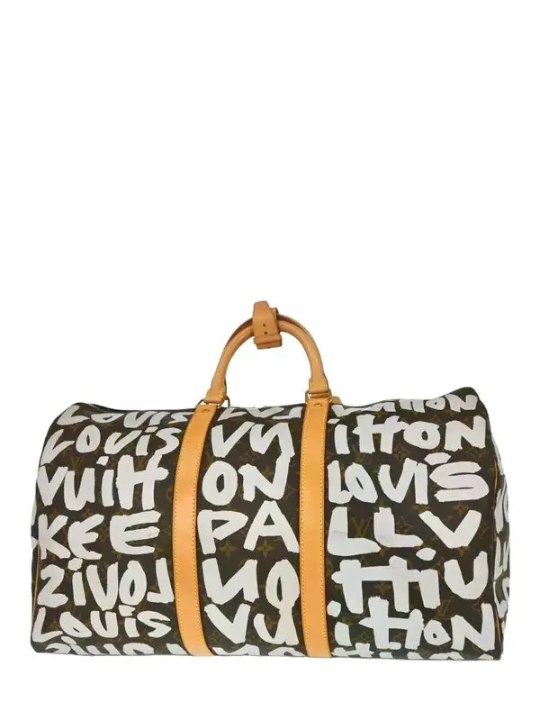 LOUIS VUITTON 2001 Graffiti Keepall 50 - Brown