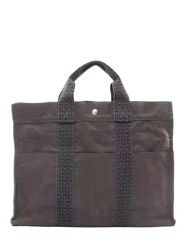 Hermès 20th Century Canvas Herline Mm Tote Bag - Grey