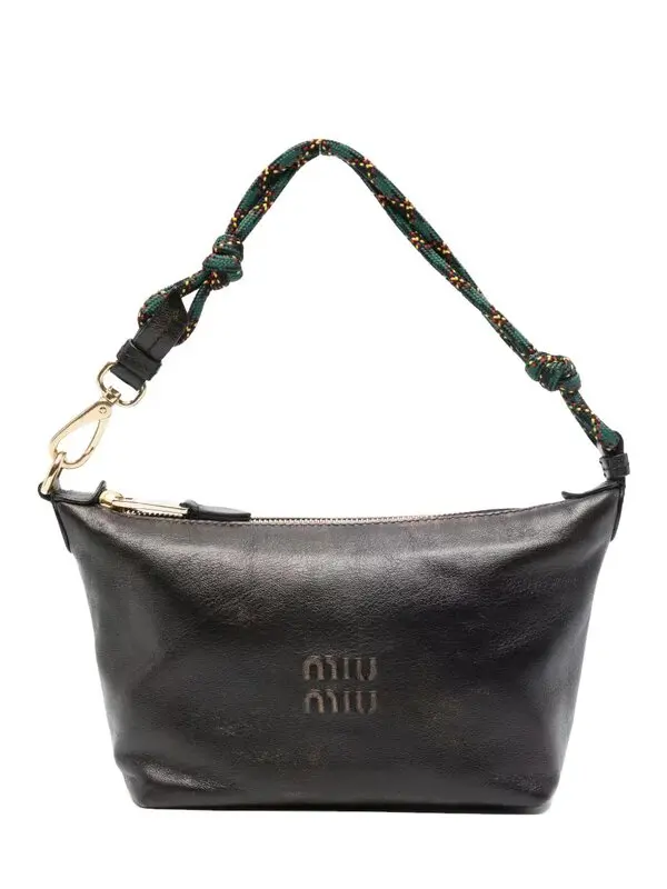 Miu Miu Leather Shoulder Bag - Brown