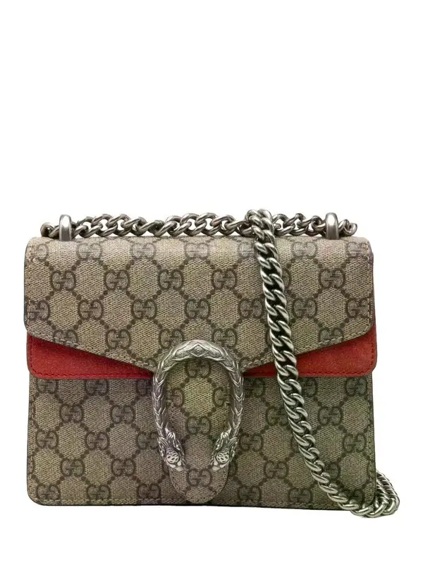 Gucci 2016-2026 Small Gg Supreme Dionysus Crossbody Bag - Neutrals