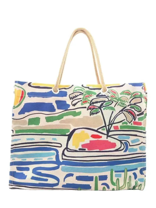 Hermès 2022 Toile Farniente Beach Tote Bag - Neutrals