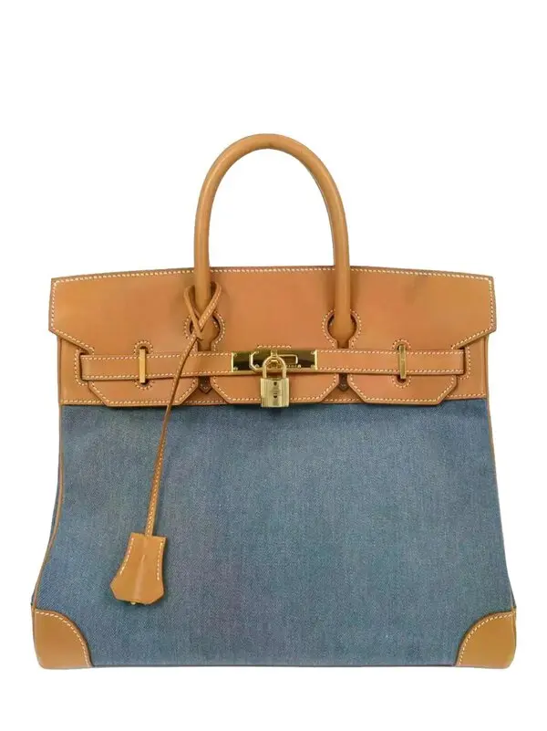 Hermès 1996 32 Haut A Courroies Handbag - Neutrals