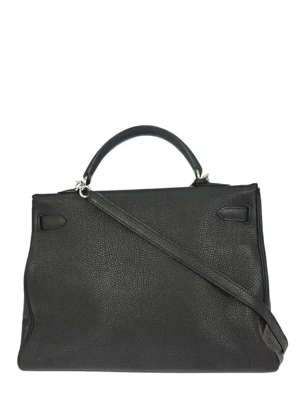 Hermès 35 Kelly Retourne Tote Bag - Black