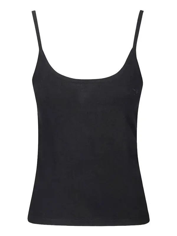 Extreme Cashmere Britney Scoop-neck Top - Black
