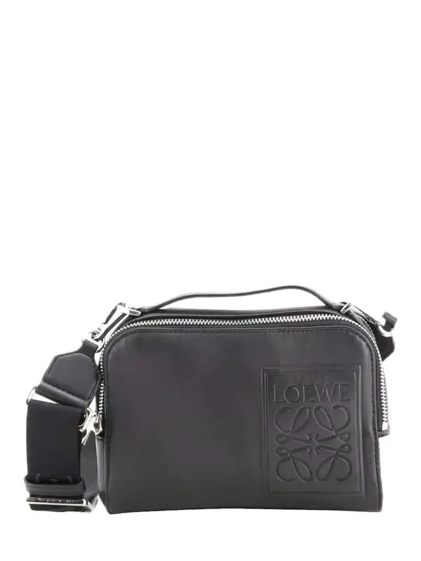 Loewe Camera Leather Mini Crossbody Bag - Black