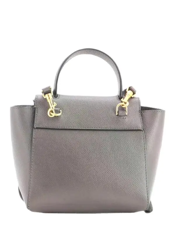 Celine Belt Bag Textured Leather Pico Shoulder Bag - Grey